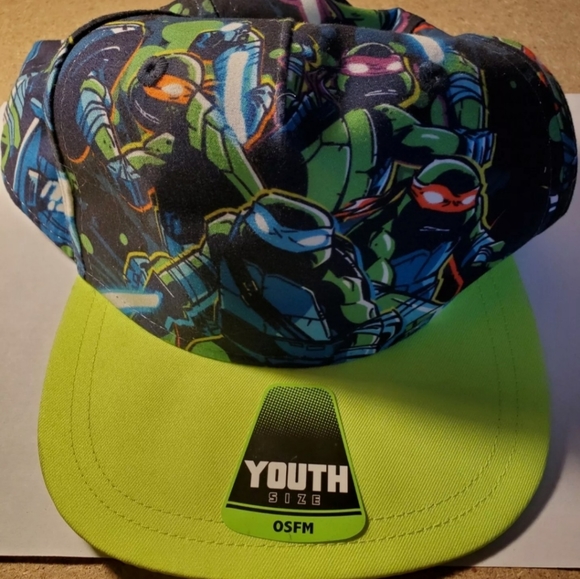Accessories | 216 Night Lightsaber Tmnt Snapback Hat Nickelodeon Youth ...